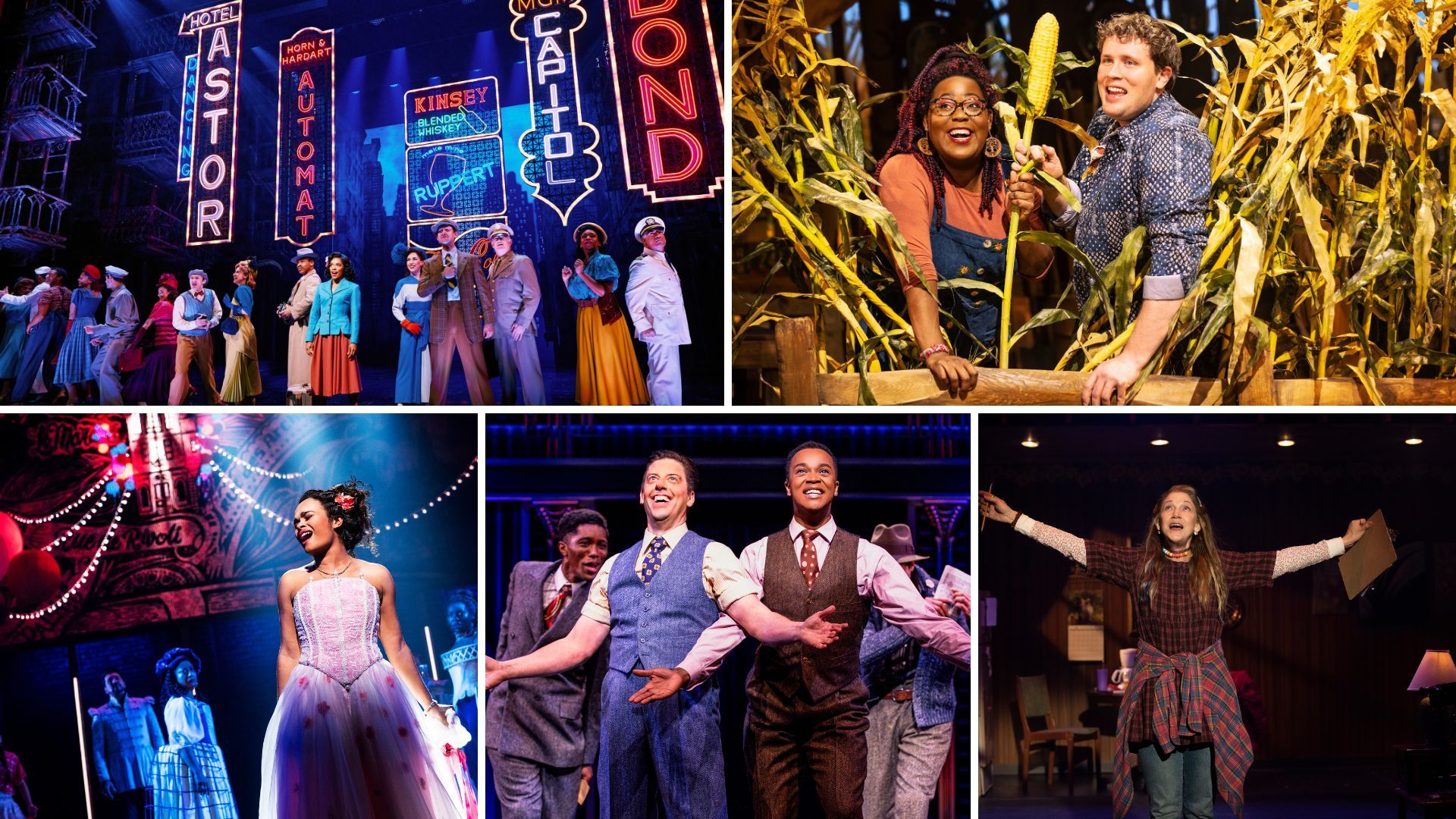 Broadway Musical Collage Wallpaper